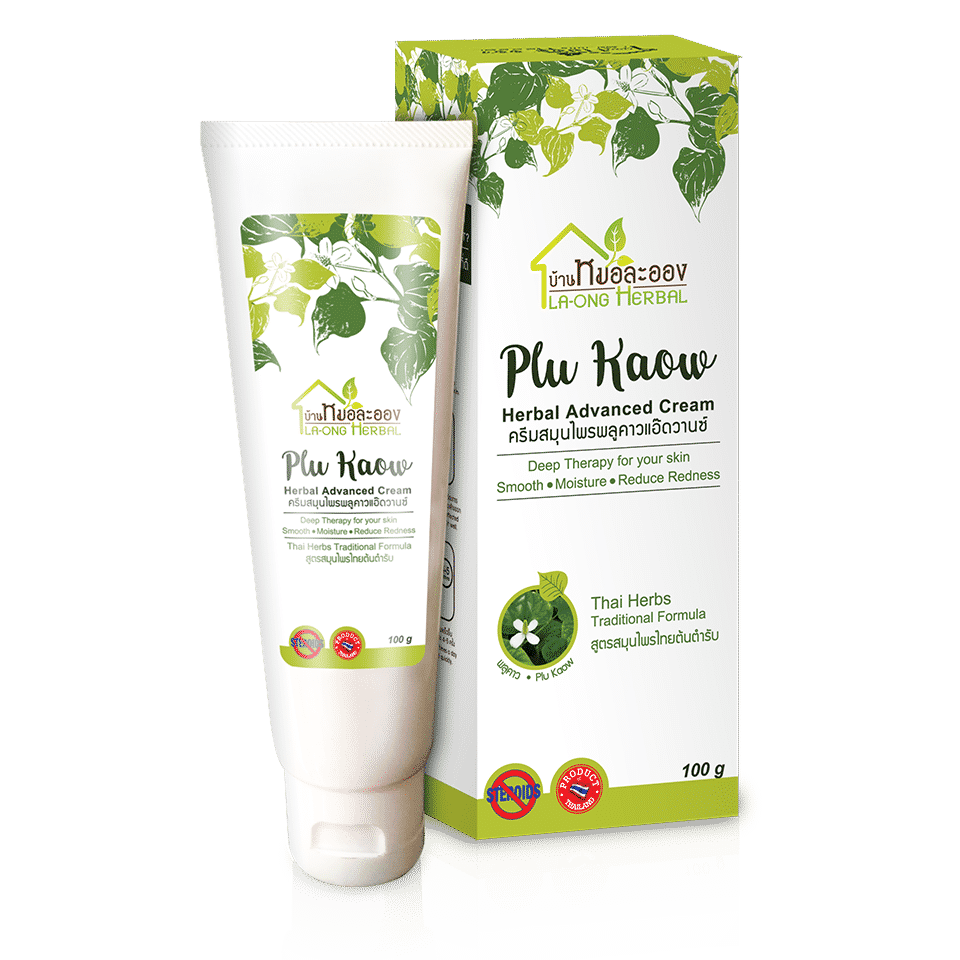 ครีมสมุนไพรพลูคาวแอ๊ดวานซ์ 100 กรัม (Plu Kaow Herbal Advanced Cream 100 ...